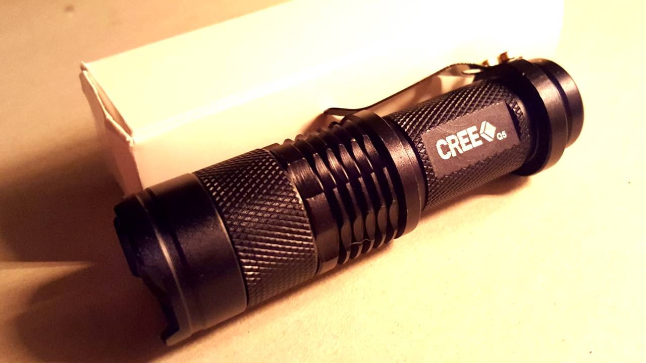 CREE Pocketman led light - Aliexpress - Unbox / Test / Review - YouTube