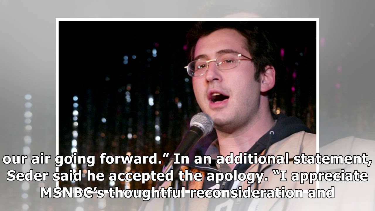 Msnbc flipflops, rehires contributor sam seder ‘sometimes you just get ...