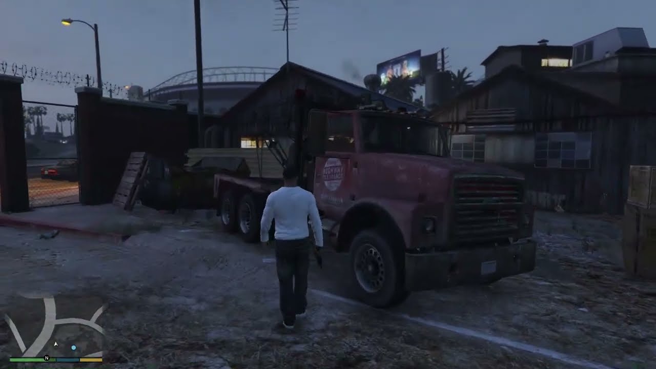 GTA 5 - Grass Roots - The drag - Franklin get Stash Car for Barry - # ...