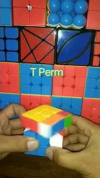 T Perm Pll algorithm in 3x3 Rubik's Cube #puzzle #rubikscube #cubing #cube #rubik #cuber - YouTube
