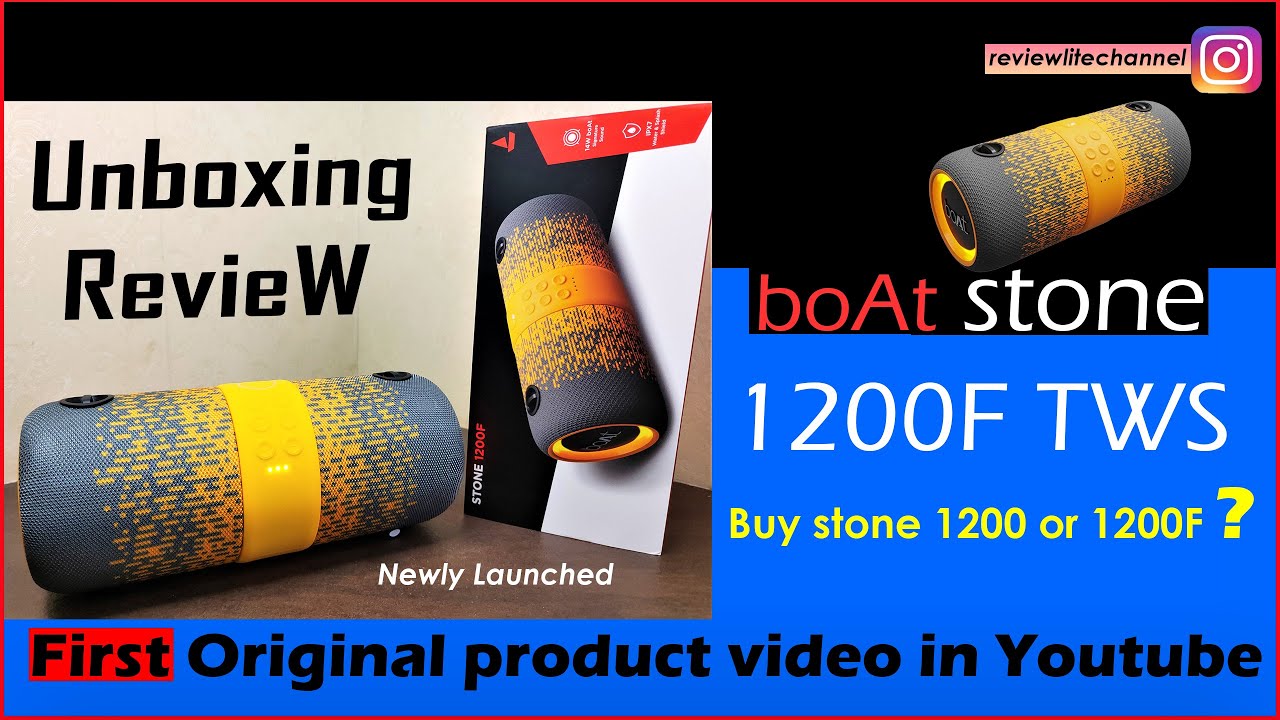 boAt STONE 1200F | Unboxing & Review | Telugu |First real one on ...