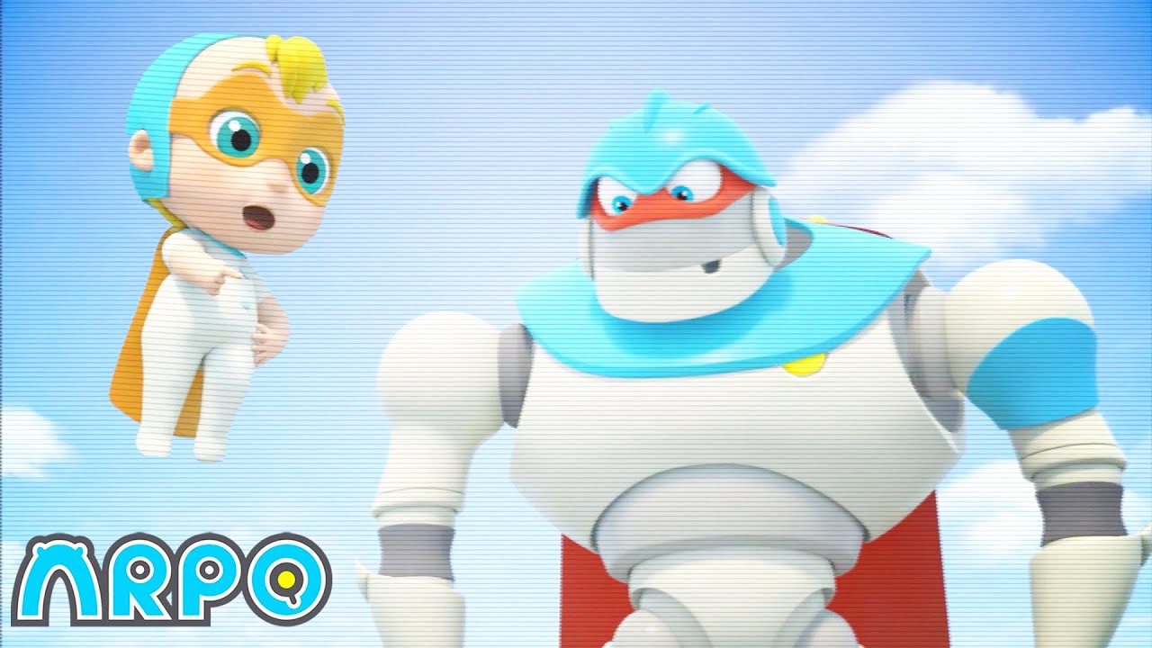 Superhero Arpo Saves the Day!!! | ARPO | Rob the Robot & Friends ...
