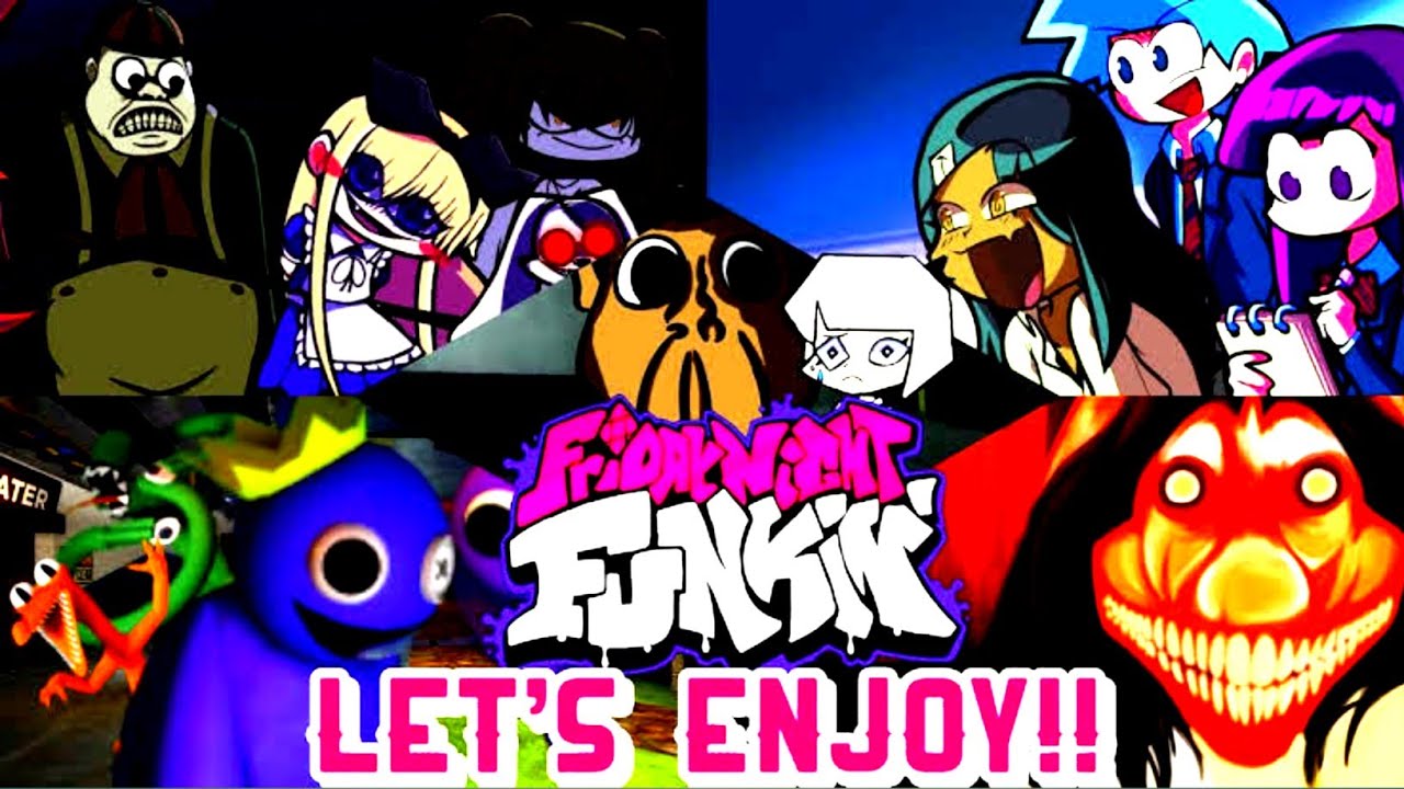 Rainbow🌈 Friends & Doors 👹Monsters React To Friends Vs New Hot And Dark ...