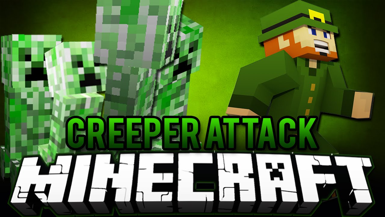 Creeper Attack - Minecraft Mini Game - YouTube
