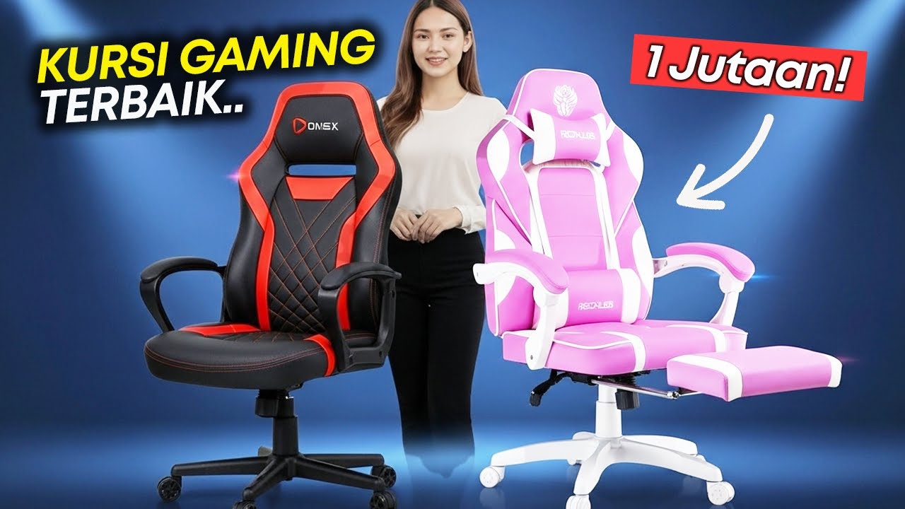 5 REKOMENDASI KURSI GAMING 1 JUTAAN TERBAIK 2025 - YouTube