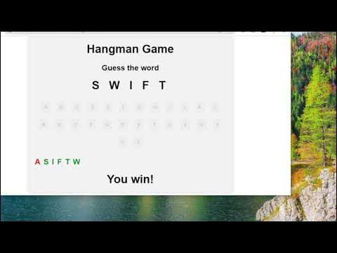 Hangman Game using Javascript - YouTube
