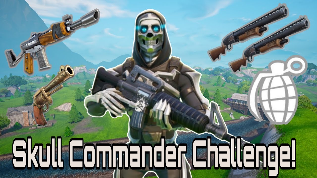 Fortnite: Skull Commander Challenge! - YouTube
