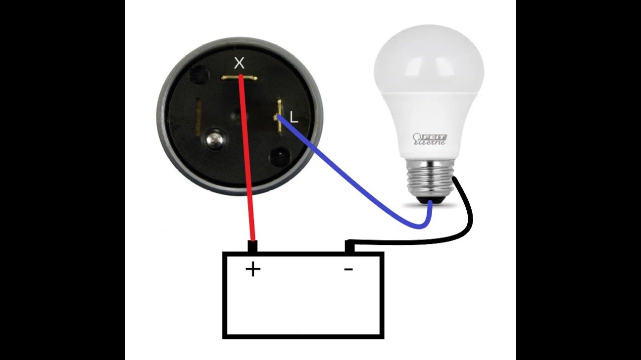 Make your own 12v flashing LED light. - YouTube