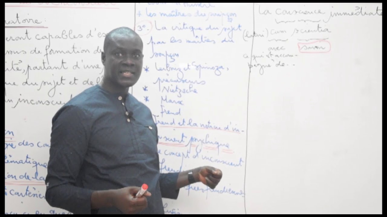 COUR PHILO CONSCIENCE ET INCONSCIENCE - YouTube