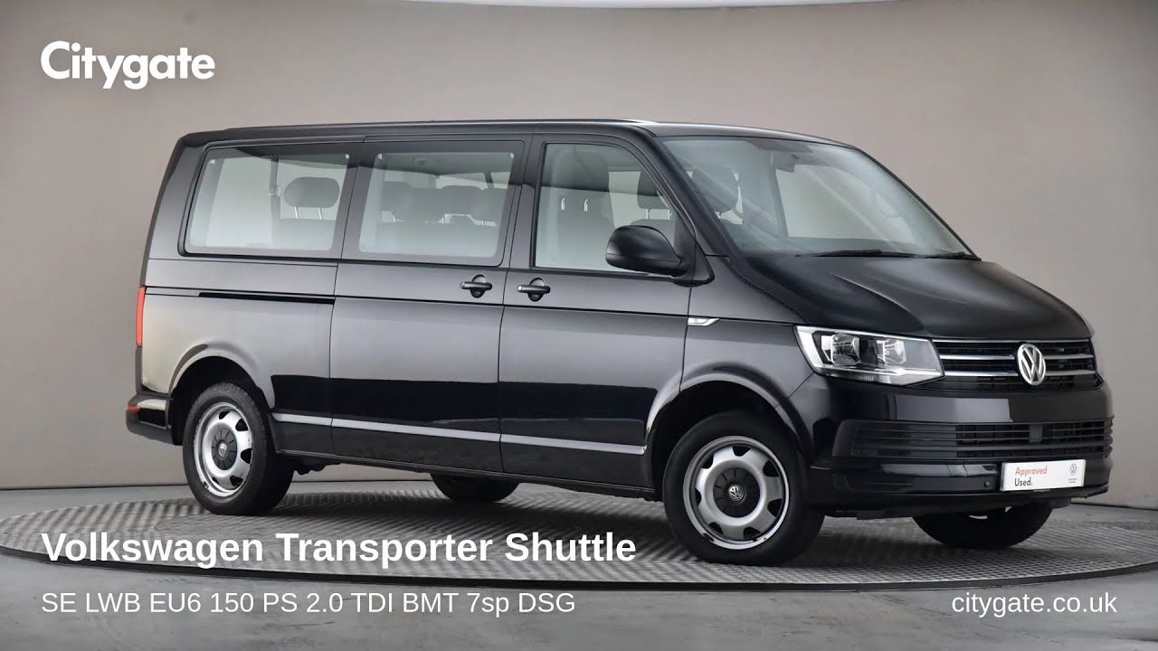 Volkswagen Transporter Shuttle - SE LWB EU6 150 PS 2.0 TDI BMT 7sp DSG ...
