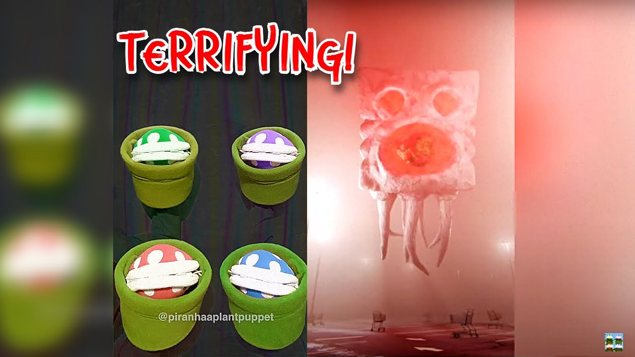 Piranhaa Plants getting SCARED for over 13 minutes straight - YouTube