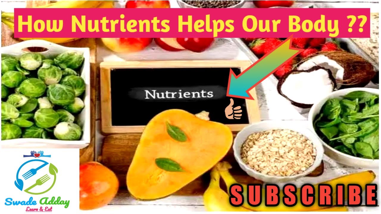Types of Nutrients and Their Sources || * How Nutrients Helps our Body ...