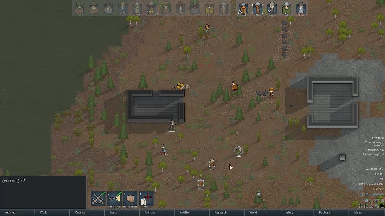 Raider Outpost - Episode 1 - Battles of Rimworld - YouTube