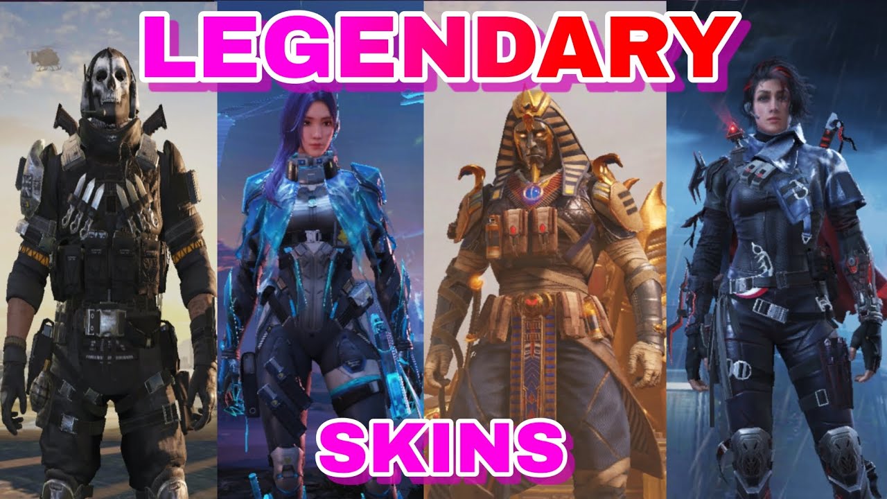 CODM| BEST MYTHIC/LEGENDARY SKINS #codmobile #codm - YouTube