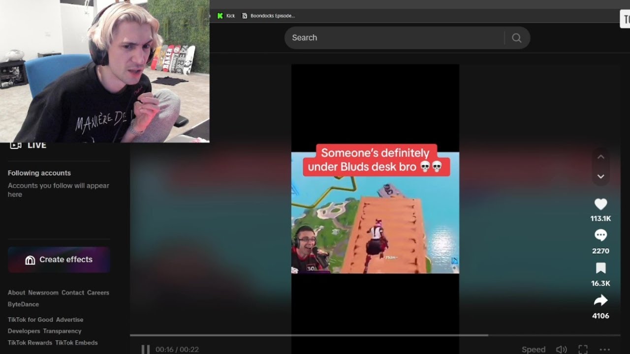 xQc watches the weirdest Nick Eh 30 TikTok ever - YouTube