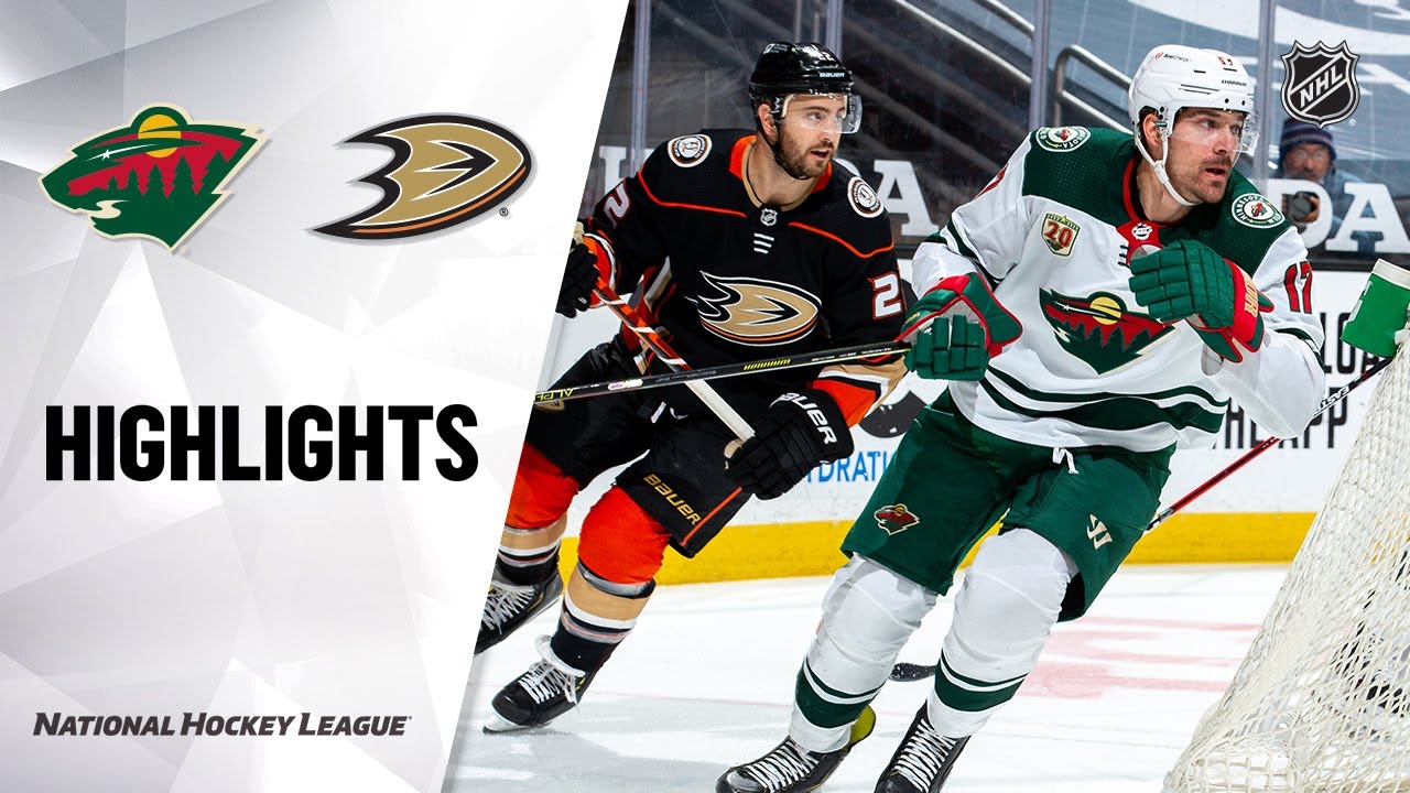Wild @ Ducks 2/20/21 | NHL Highlights - YouTube
