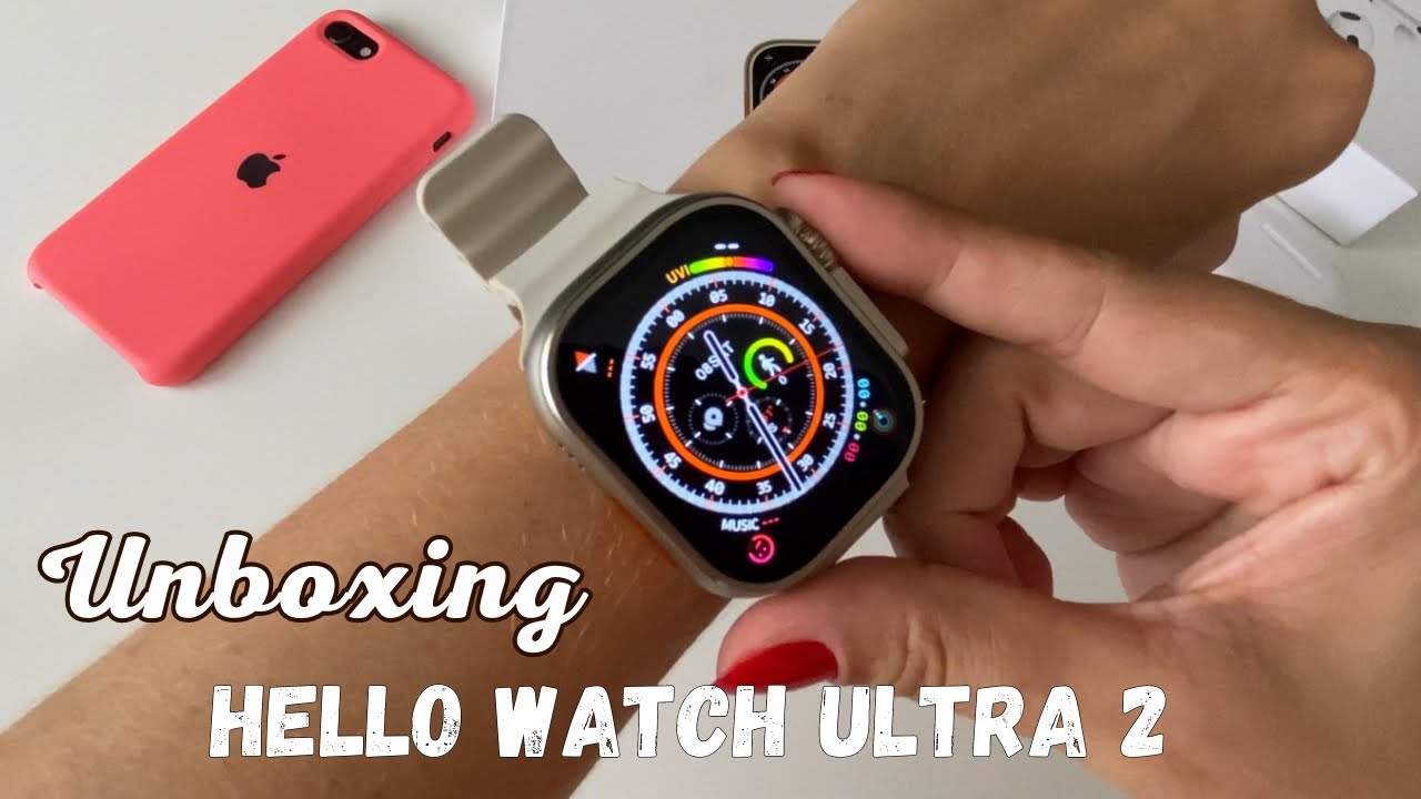 Smartwatch Hello Watch Ultra 2 - 1GB de memory - Unboxing - Aesthetic ...