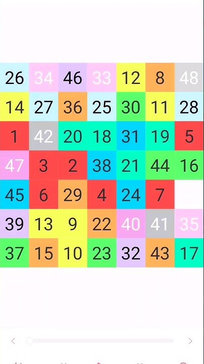 First sub 1minutes 7x7 sliding puzzles | PB 59.64s - YouTube