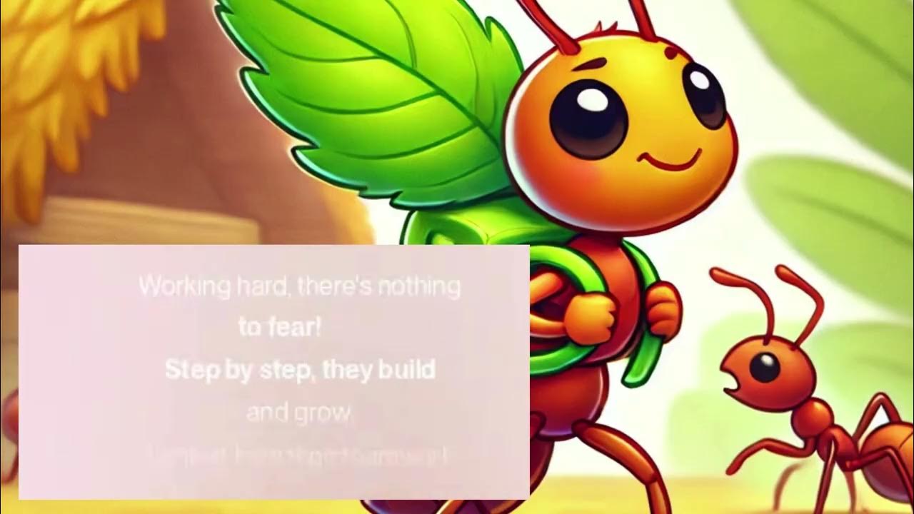 The Tiny Ant’s Big Dream | Growth Mindset #animalsongs #toddlerlearning ...