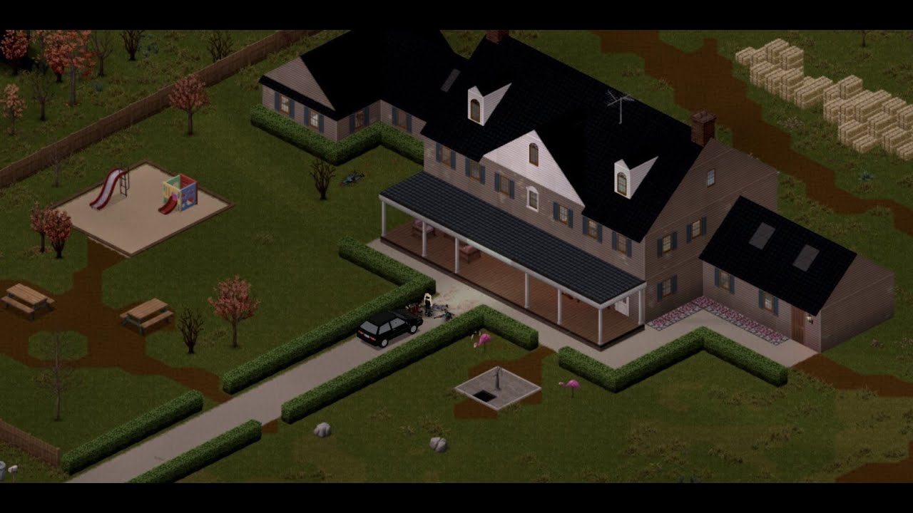 Project Zomboid Mansion Base Location 2 - YouTube