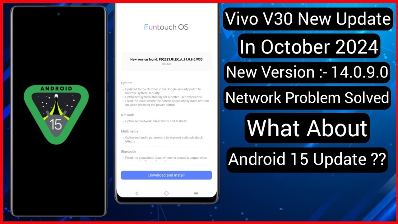Vivo V30 New Update | Vivo V30 New Update October | Vivo V30 New ...