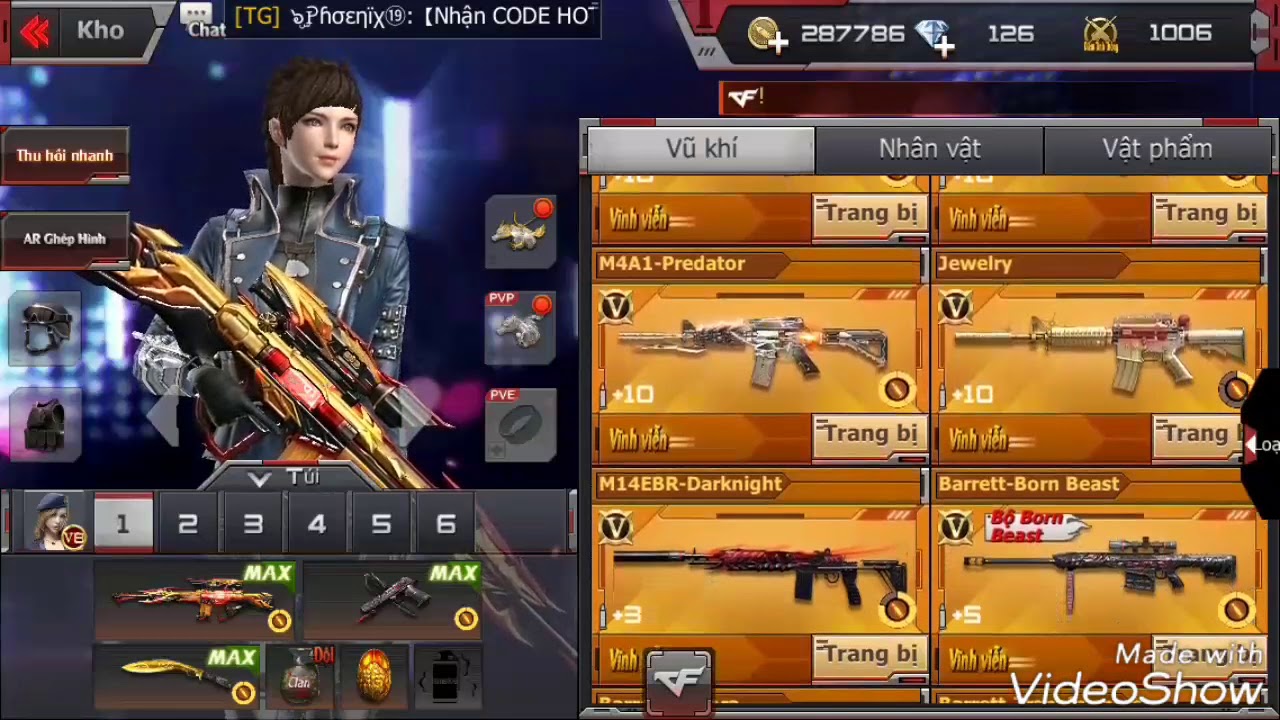 Cho nick Crossfire Legend Vip 8 - YouTube