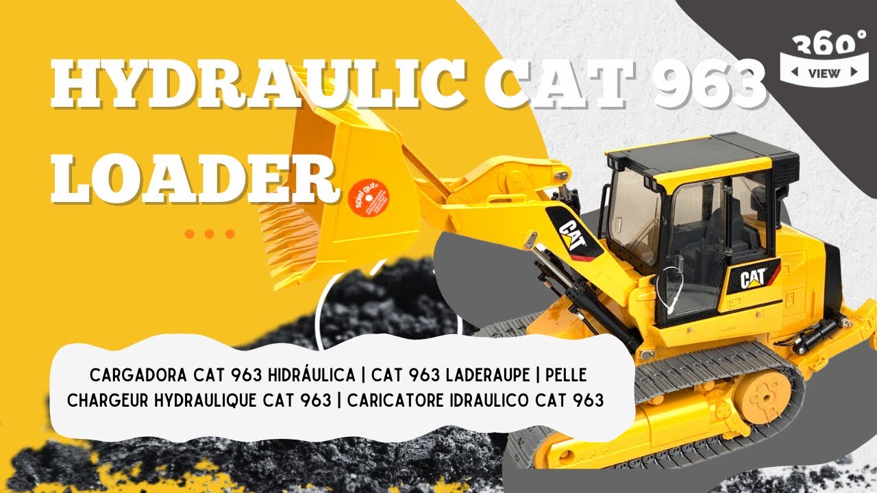 Hydraulic CAT 963 Loader - 360 | MAGOM HRC - YouTube