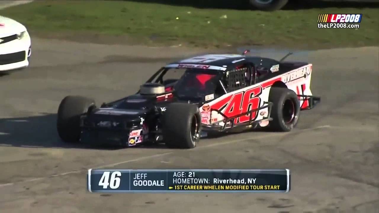 NASCAR Whelen Modified Tour Thompson 2015 Crash Highlights - YouTube