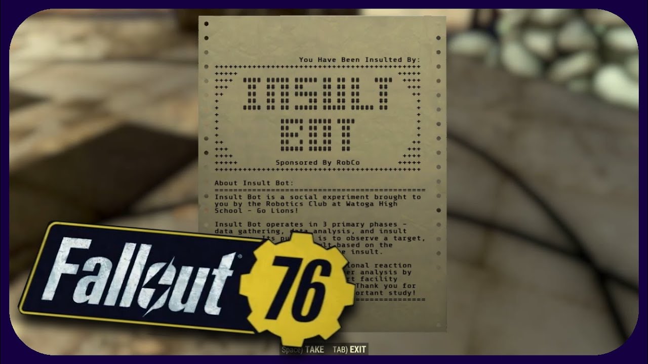 ☢ Fallout 76 🤯 | Insulted At Spruce Knob | 🌲 - YouTube