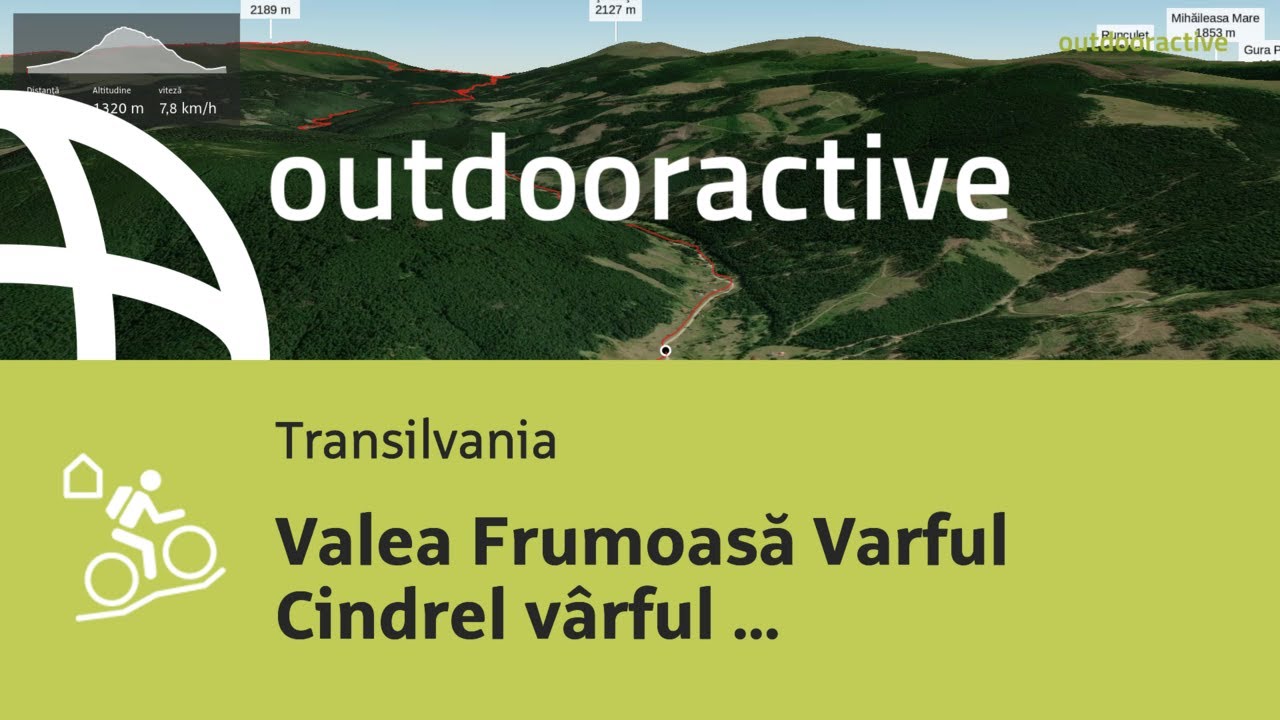 Video 3D interactiv: Valea Frumoasă Varful Cindrel vârful Frumoasei aug ...