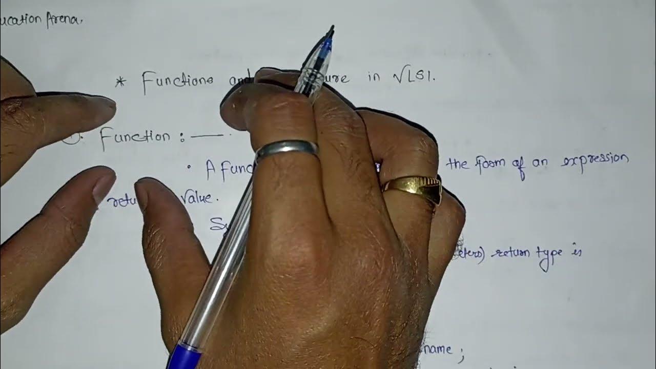 Function & Procedure in VHDL - YouTube