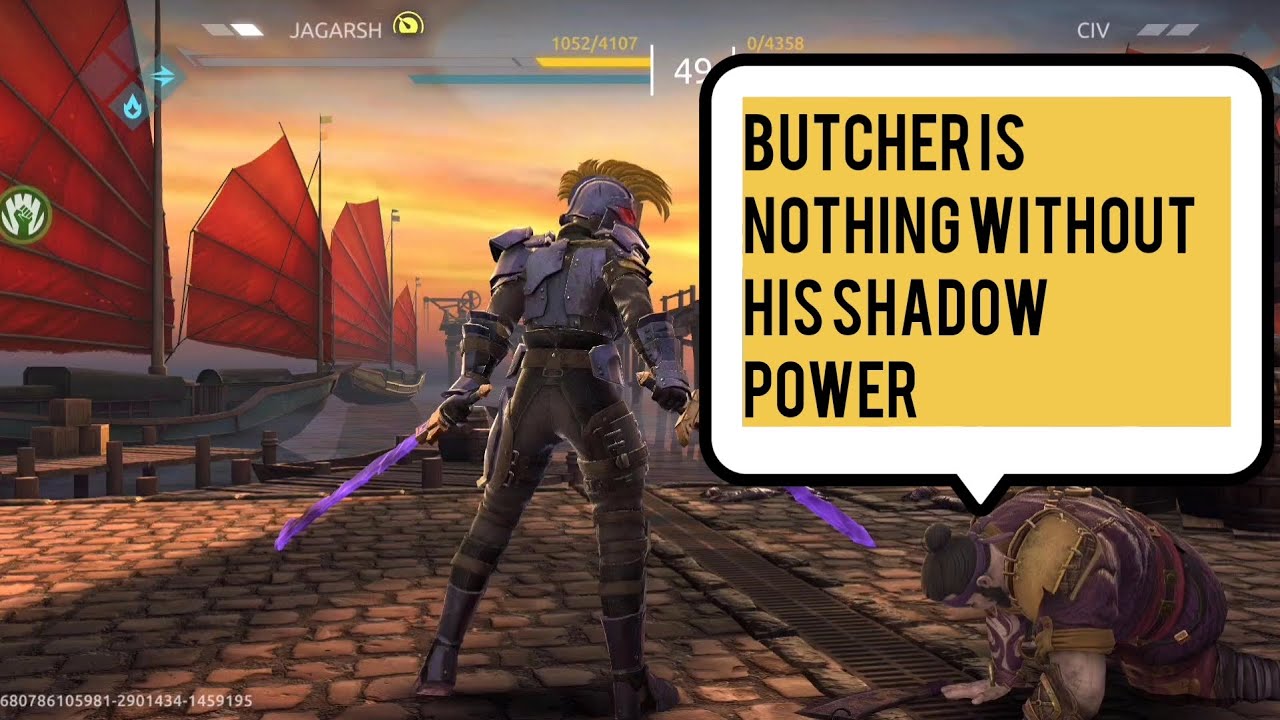 BUTCHER IS NOTHING WITHOUT HIS SHADOW POWER 😏 || SHADOW FIGHT 4 ARENA 🔥 ...