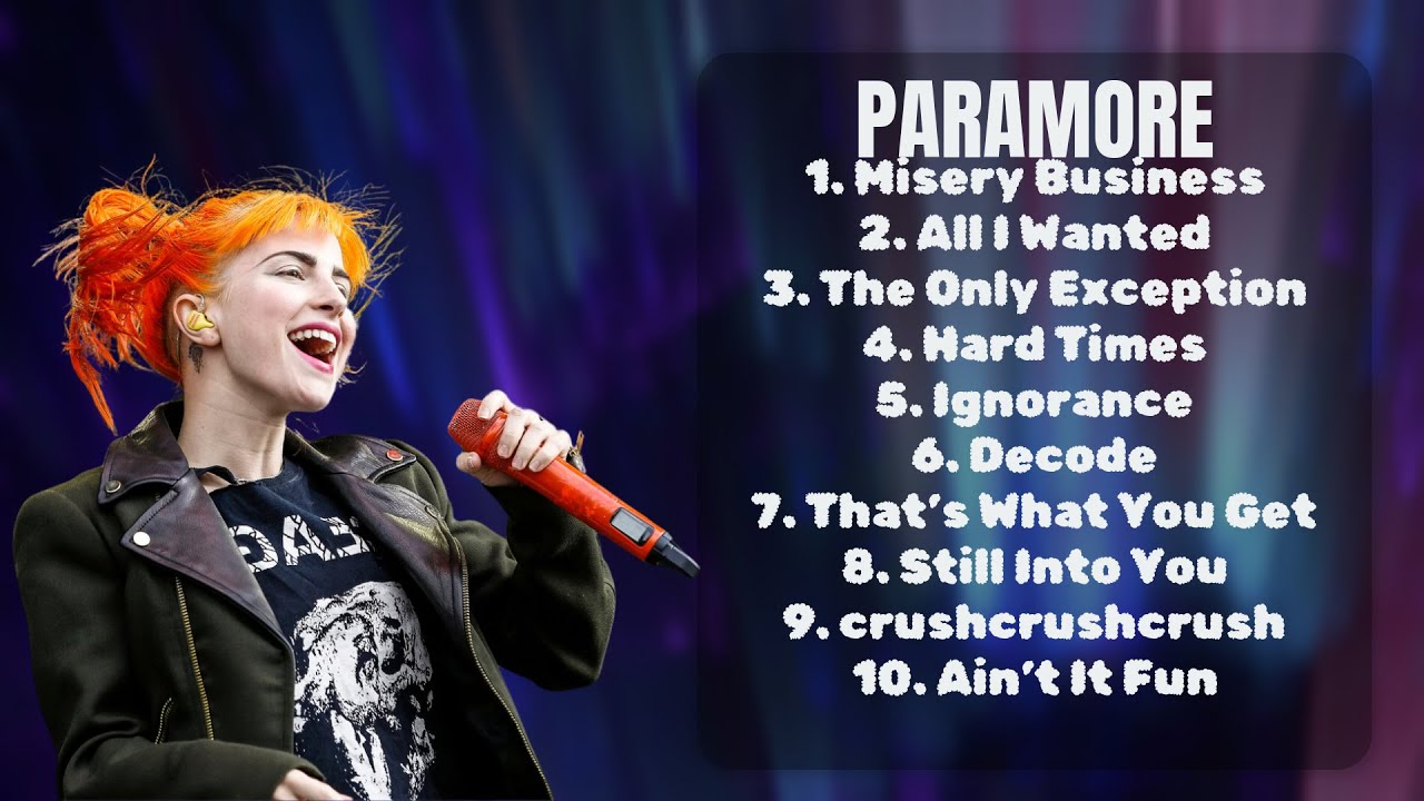Paramore-Hits that defined a generation-Premier Tracks Lineup ...