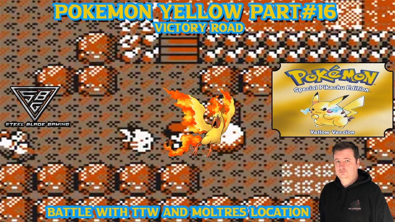 POKEMON YELLOW PART#16 VICTORY ROAD AND MOLTRES LOCATION - YouTube