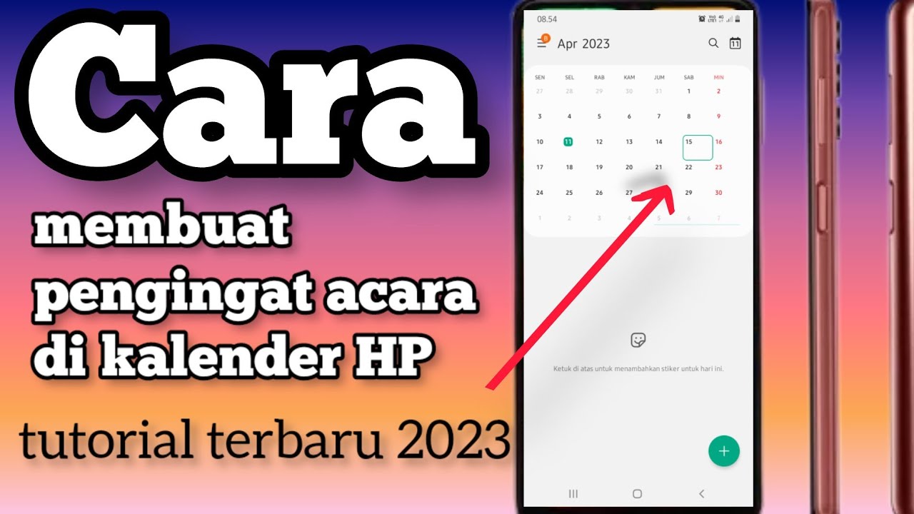 🟣Tutorial||Cara membuat pengingat alarm di kalender hp. - YouTube