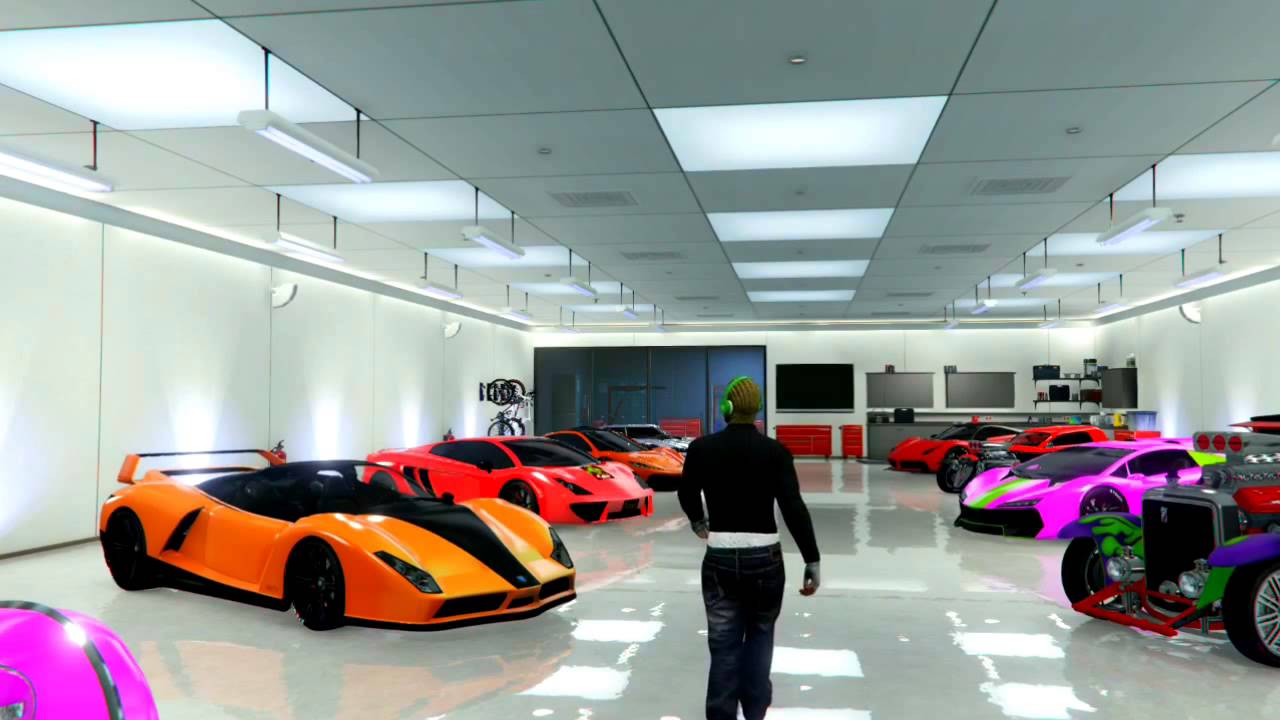 Gta ~ Garage showcase 4K - YouTube