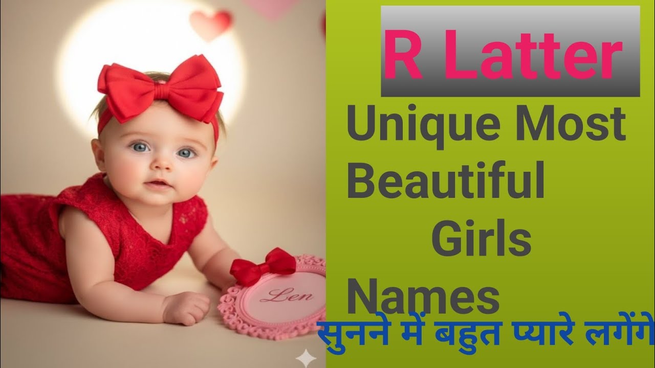 Most Beautiful for Girls Names ⭐🥰 Unique Baby Girls Names 🌹 - YouTube