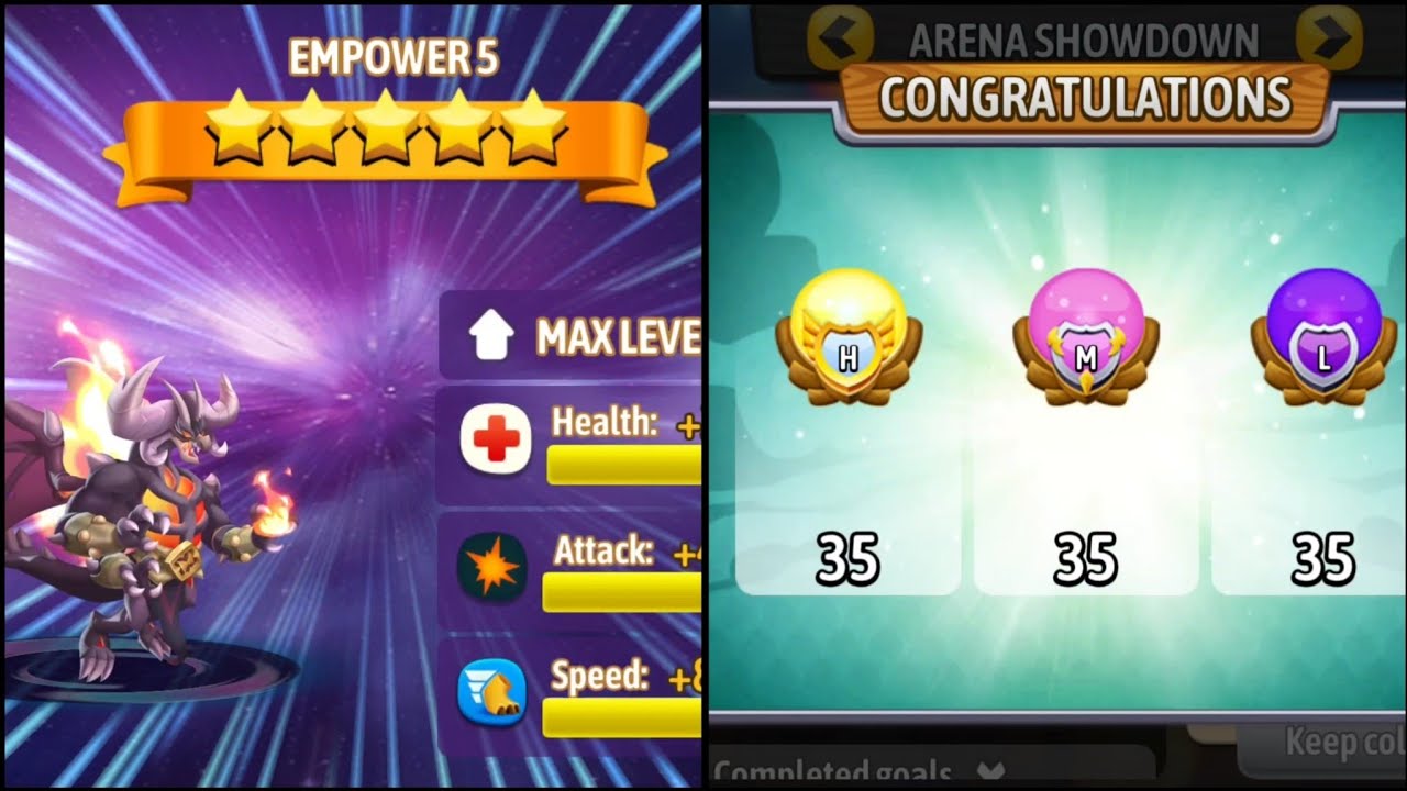 #651. Dragon city | Empower 5 stars High Anarchaos Evader Dragon. - YouTube