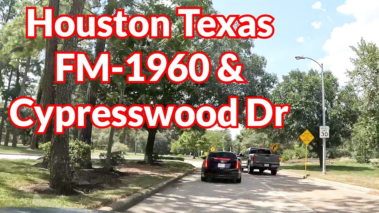 Houston Texas driving FM 1960 & Cypresswood Dr - YouTube