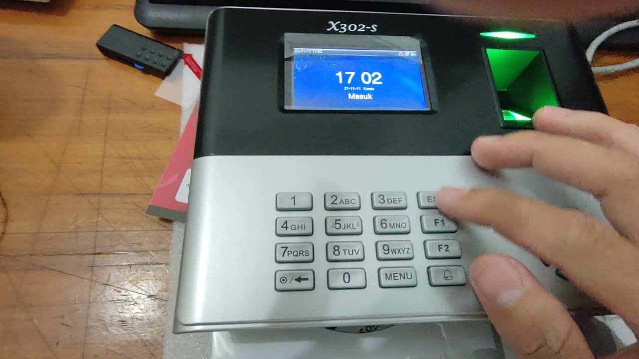 Upgrade Frimware Fingerprint Solutions X302-S - YouTube