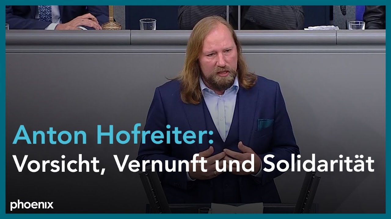 Anton Hofreiter in der Generalaussprache zur Politik der ...