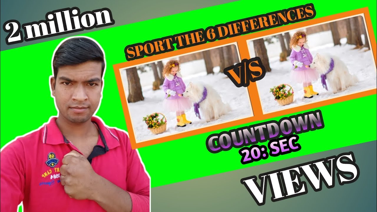 【Find & Spot the Difference】 Brain teaser to exercise your brain! Spot ...