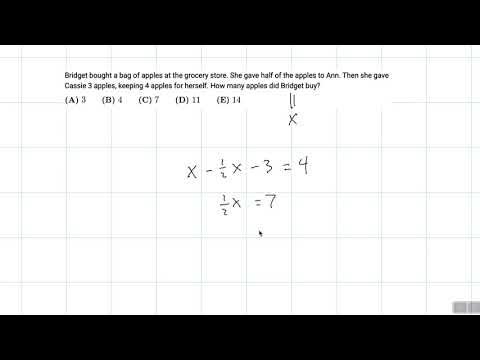 2009 AMC 8 Problem 1 - YouTube