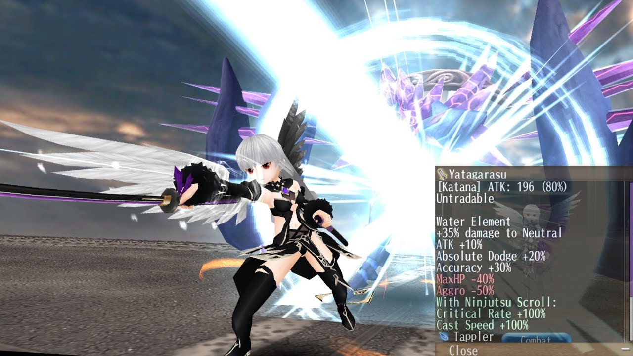 Toram Online - New!!! Katana Yatagarasu - YouTube