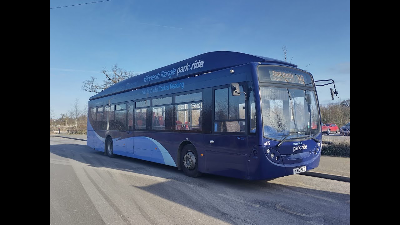Reading Buses Timelapse Video 3: NHS Staff Shuttle H3 (Mereoak P&R ...
