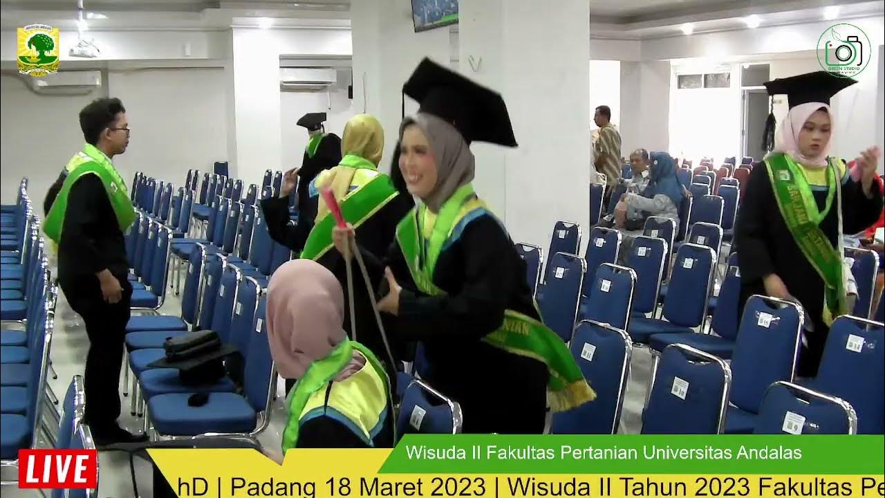 PENYERAHAN IJAZAH SARJANA DAN MAGISTER FAPERTA UNAND PADA WISUDA PERIODE II TAHUN 2023 - YouTube