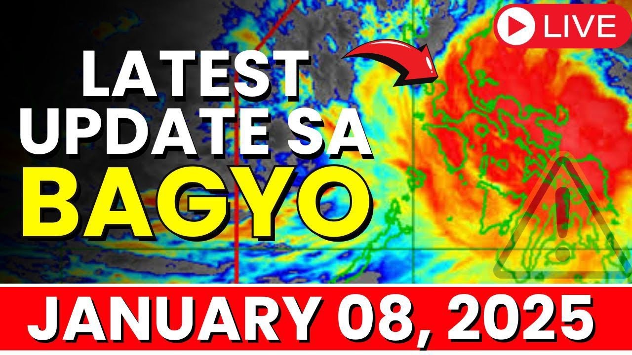 Bagyo Update Today January 08, 2025 | Low Pressure Area in the ...