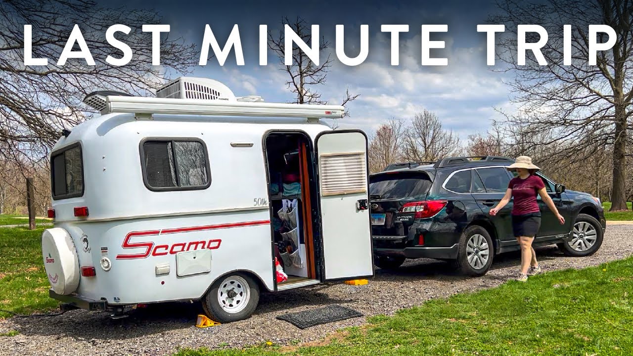 LAST MINUTE CAMPING WHILE COMPLETELY UNPREPARED! // Dewinterize the 13 ...