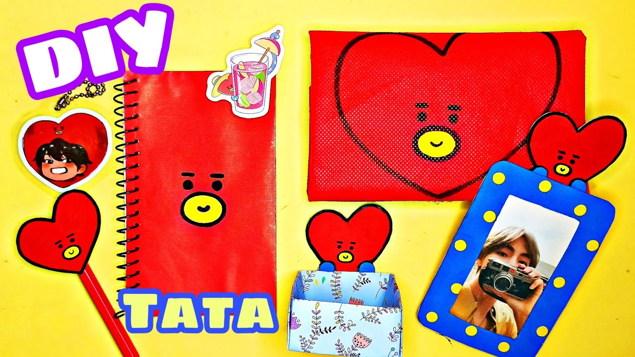 BT21 TATA DIY STUFF// 7 Easy & Inexpensive DIYs // PH ARMY🇵🇭// ARMY ...