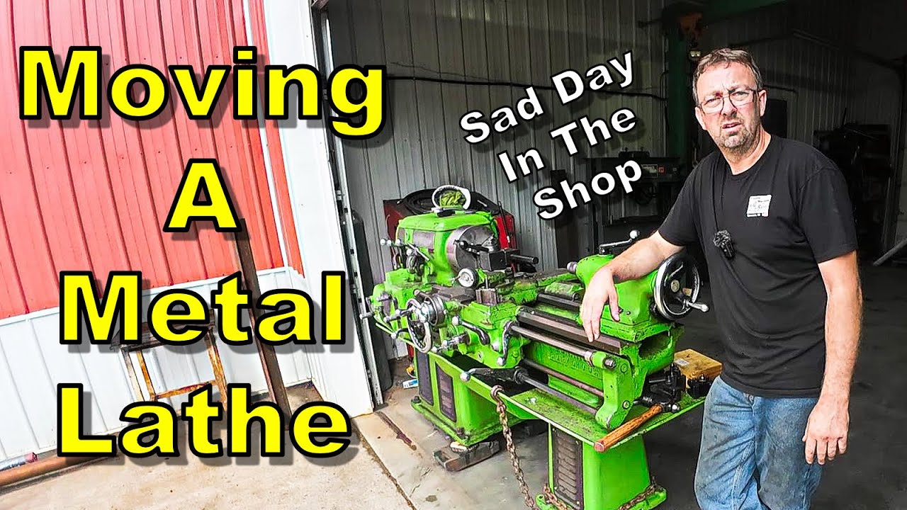 Monarch 12CK Lathe: Rigging, Removal, And Saying Goodbye - YouTube